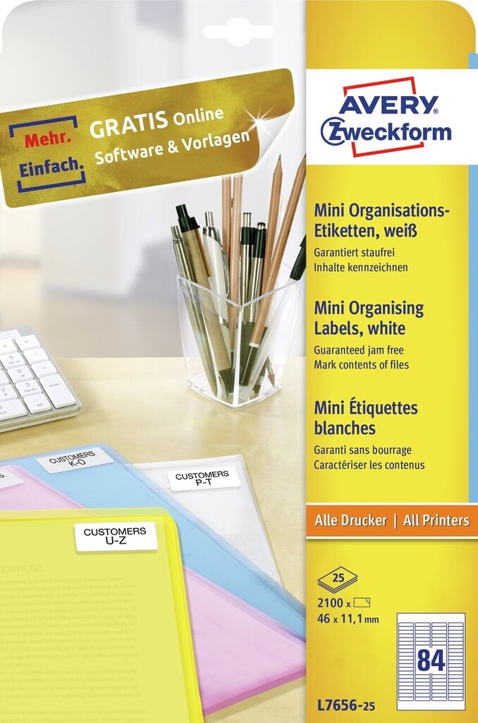 Mini Organising Labels | L7656-25 | Avery