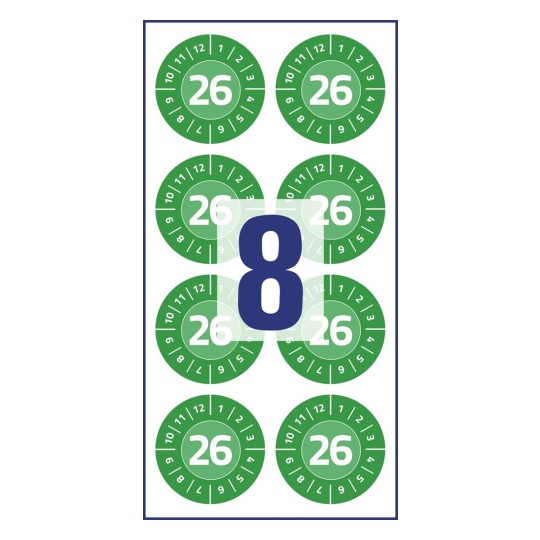 Inspection plates 2026 | 6944-2026 | Avery