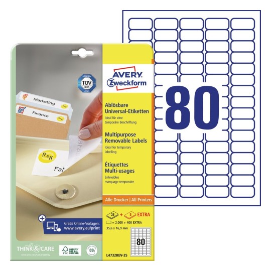 Multipurpose General-use Labels | L4732REV-25 | Avery