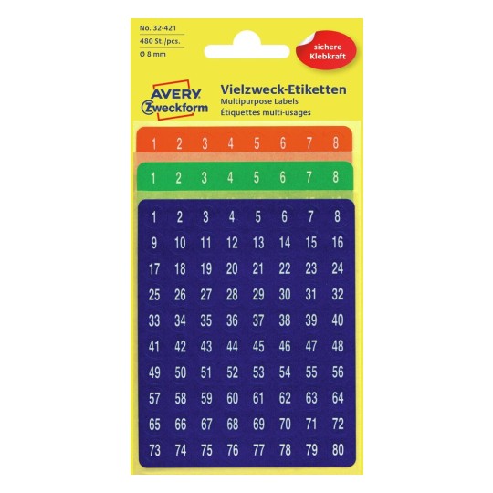 Letters and Numbers | Avery