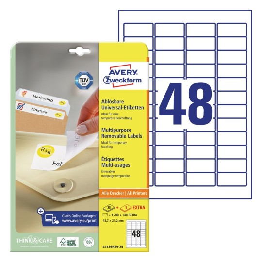 Multipurpose General-use Labels | L4736REV-25 | Avery