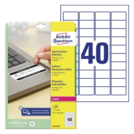 Heavy duty labels | L6009-20 | Avery