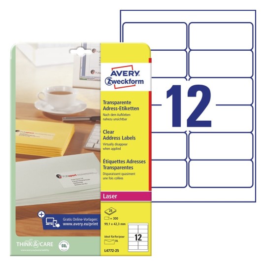 Address Labels with QuickPEEL™ & Ultragrip | L7173-100 | Avery