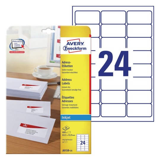Address Labels | J8159-25 | Avery